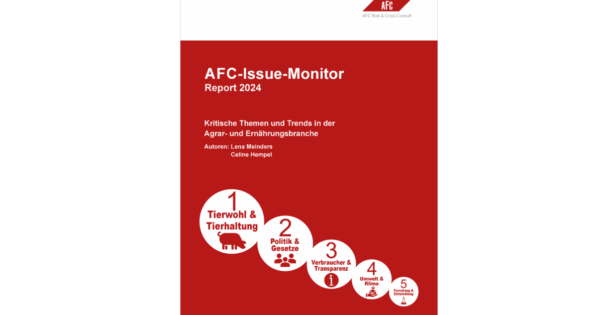 AFC Consulting Group | AFC-Issue-Monitor Report 2024: Bashing der Food ...