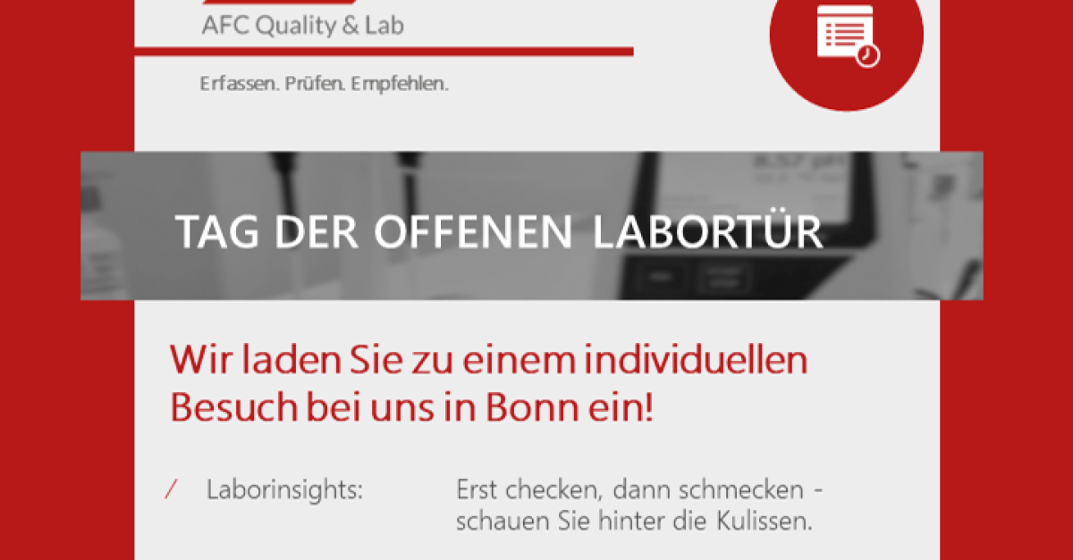 AFC Consulting Group | Tag der offenen Labortür AFC Consulting Group | Tag der offenen Labortür
